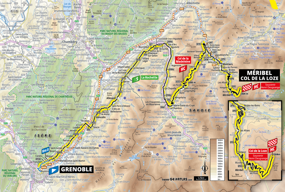 Tour de France Stage Maps - Cycling Insights and Predictions